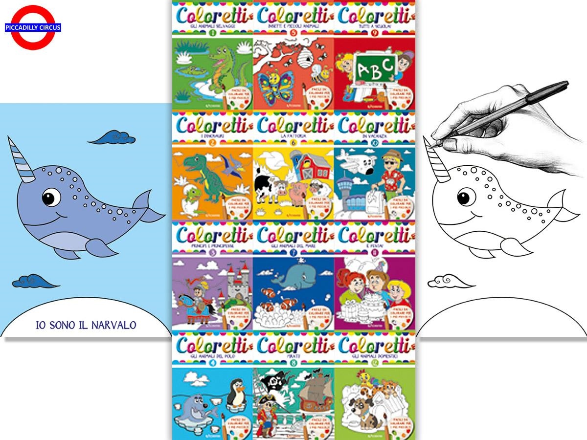 COLORETTI CM.18X15 8 PAGINE 12 TITOLI - LIBRI PER BAMBINI - Piccadilly ...